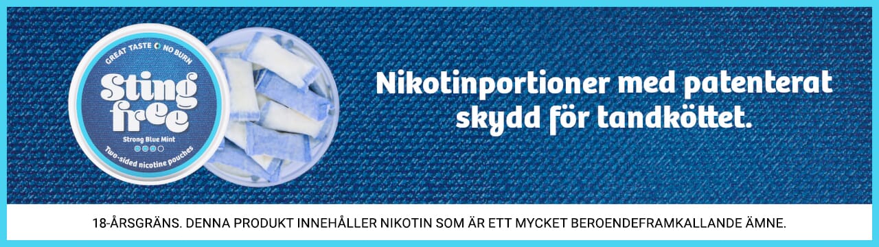 Stingfree Snus - Köp snus från Sting free hos Vapes.se